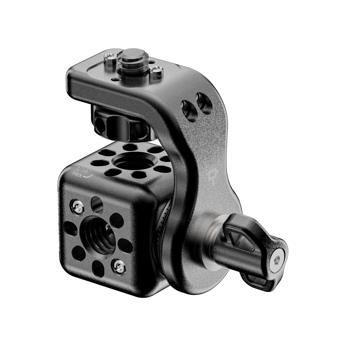 Bolt-On Monitor Hinge Cube — Wooden Camera