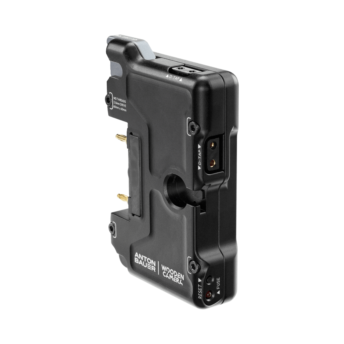 Micro Battery Plate Adapter V-Mount to Gold Mount – Wooden Camera