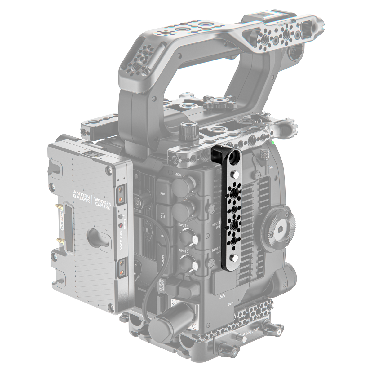 NATO Side Rail for Canon EOS C400 – Wooden Camera