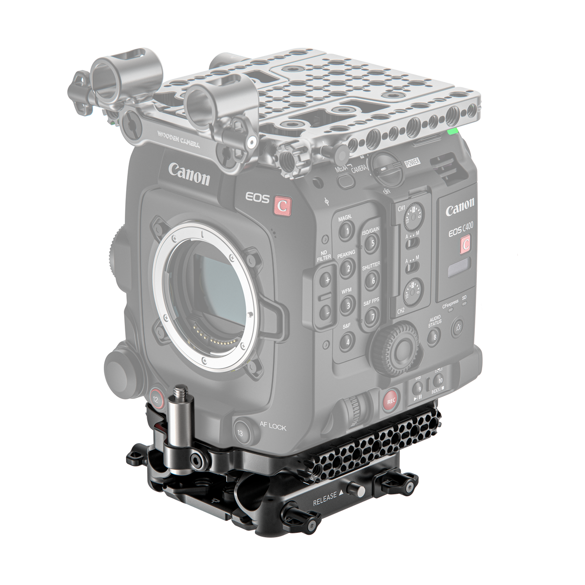 Base Plate System for Canon EOS C400 — Wooden Camera