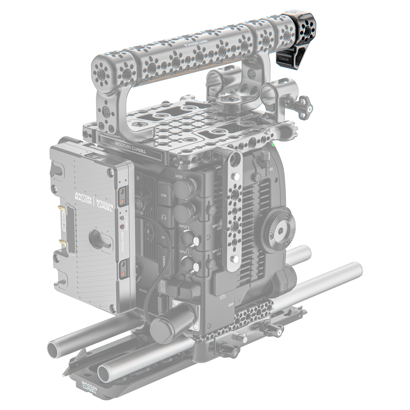 Bolt-On Canon EVF Adapter for Ultra Handles — Wooden Camera
