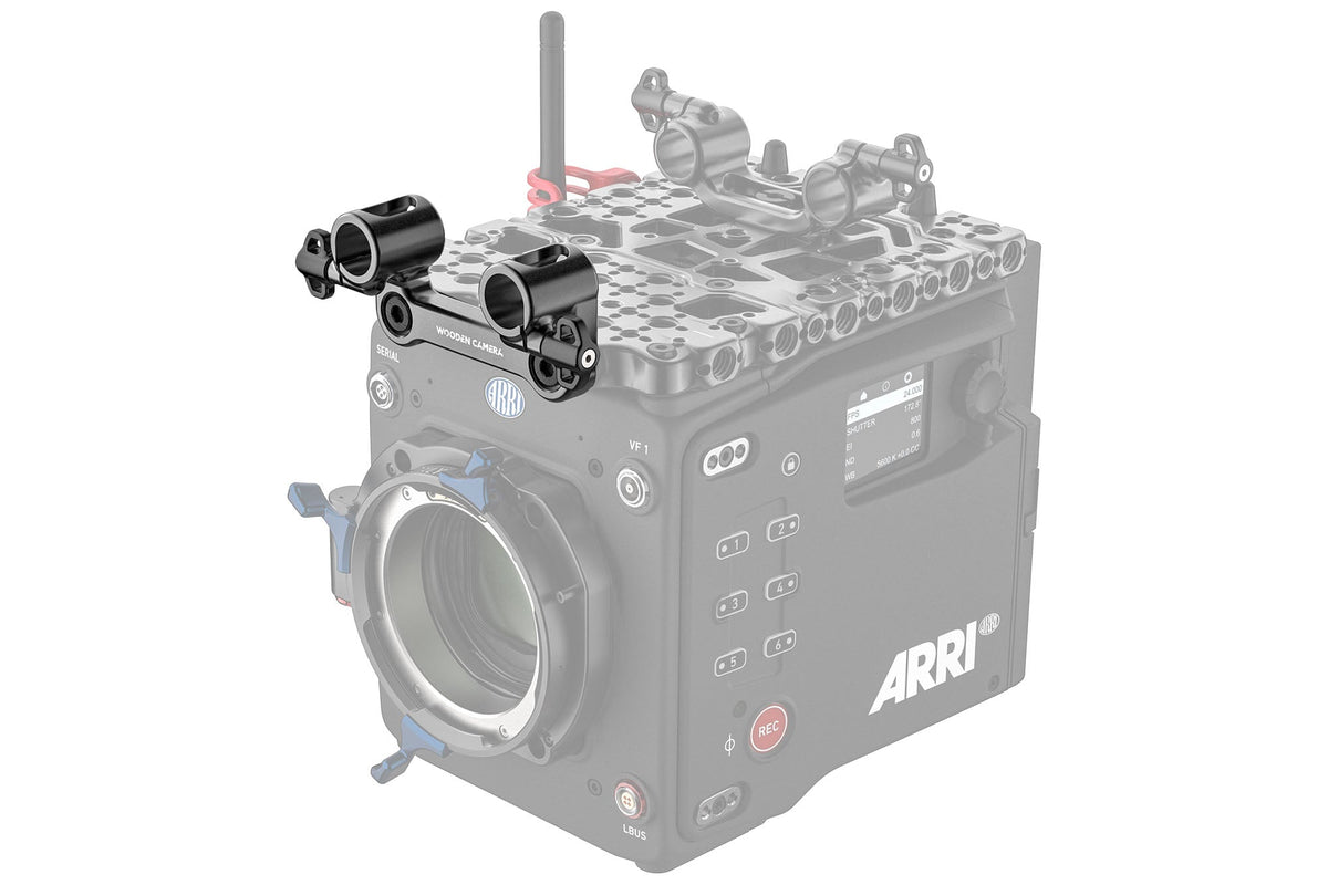 Top Plate Dual Rod Clamp - Front — Wooden Camera