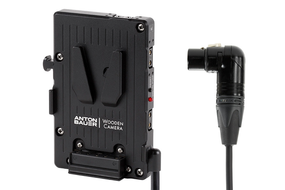 WC Pro V-Mount (4pin XLR Right Angle) — Wooden Camera